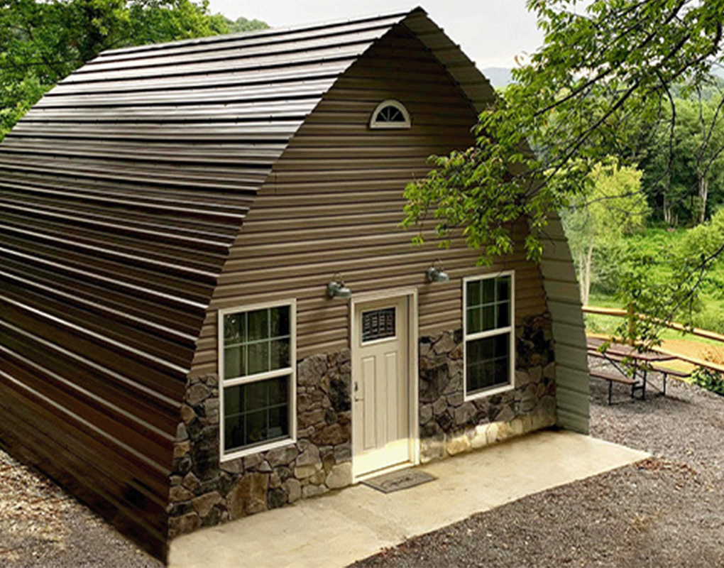 Mini Arch Roof Cabin Plans